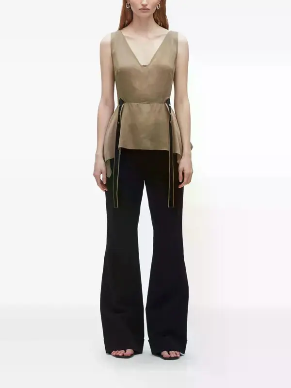 3.1 Phillip Lim V-neck Peplum Top