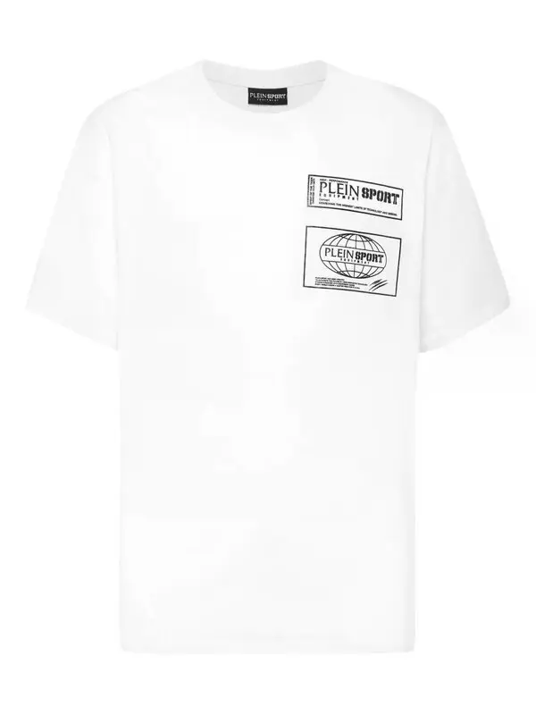 PLEIN SPORT Logo-print T-shirt - White
