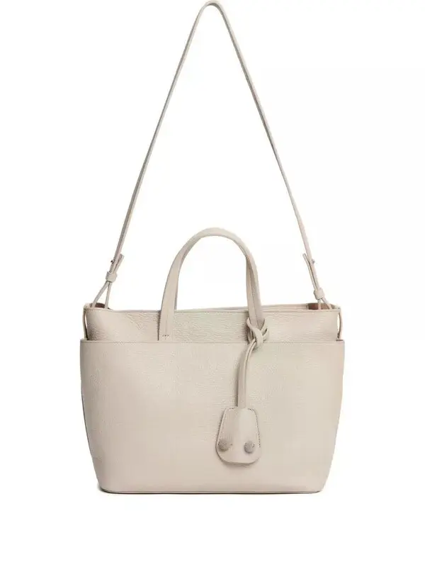 Fabiana Filippi Leather Tote Bag - Grey