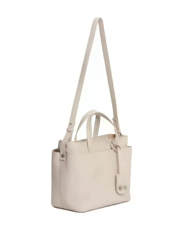 Fabiana Filippi Leather Tote Bag - Grey