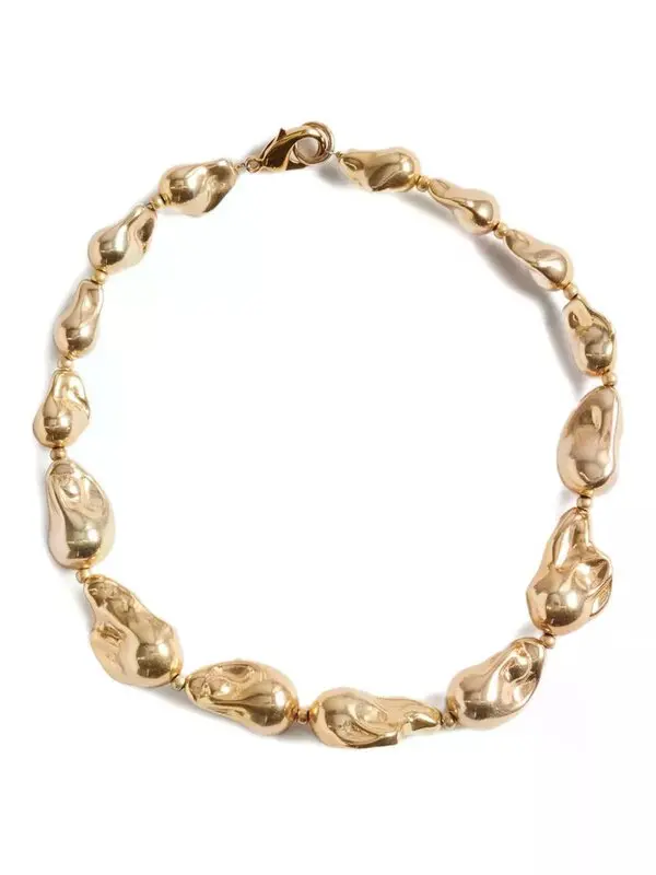 Fabiana Filippi Irregular-shape Bead Necklace - Gold
