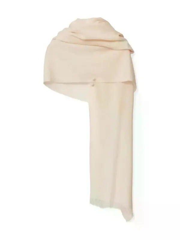Fabiana Filippi Embellished Fringed Scarf - Neutrals