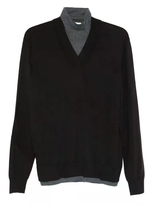 PAOLO PECORA V-neck Wool Sweater
