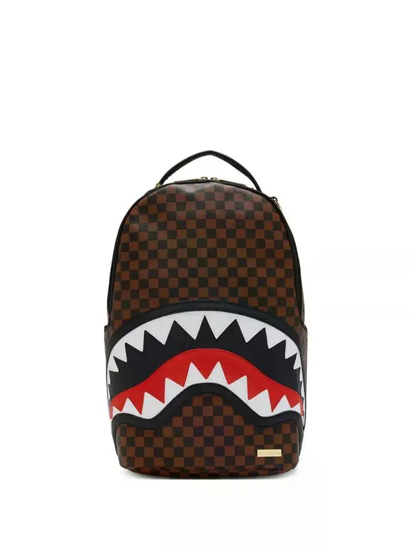SPRAYGROUND Check-pattern Backpack - Brown