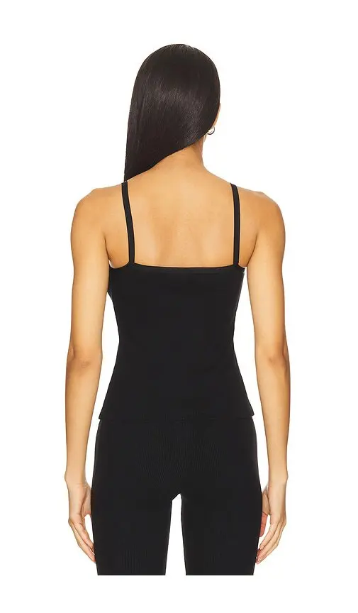 Donni. Rib Satin Tank Top