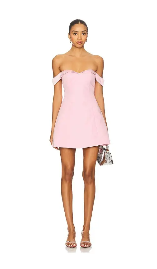 RUNAWAY THE LABEL Ebony Mini Dress In . Also - Blush