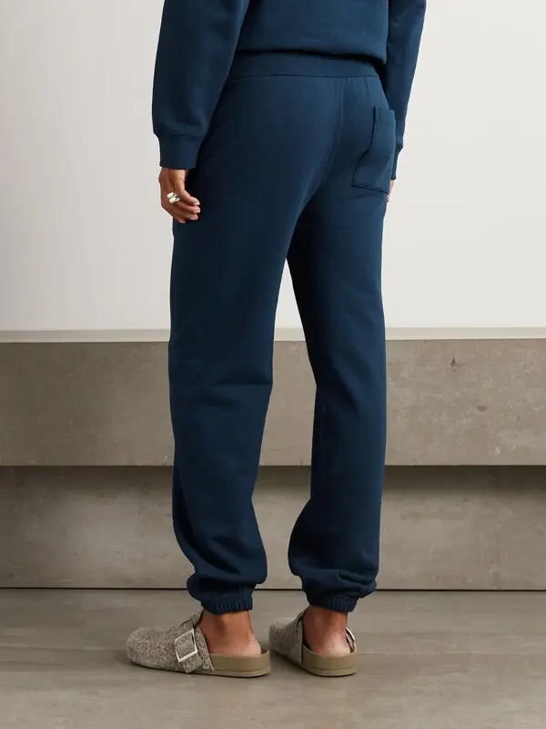 JIL SANDER Cotton-jersey Track Pants - Blue