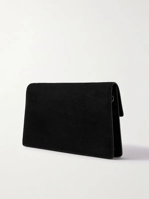 METIER Parallel 22 Small Suede Shoulder Bag - Black