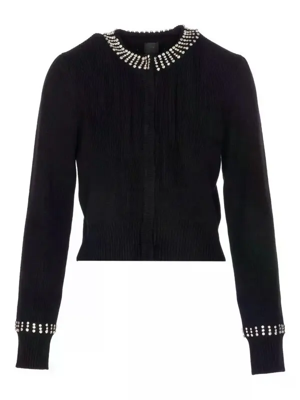 Pinko Embellished Cardigan - Black