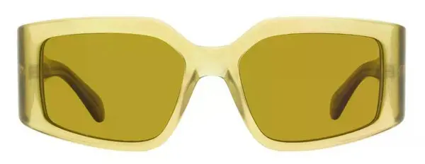 FERRAGAMO 1101 Rectangle-frame Sunglasses - Green