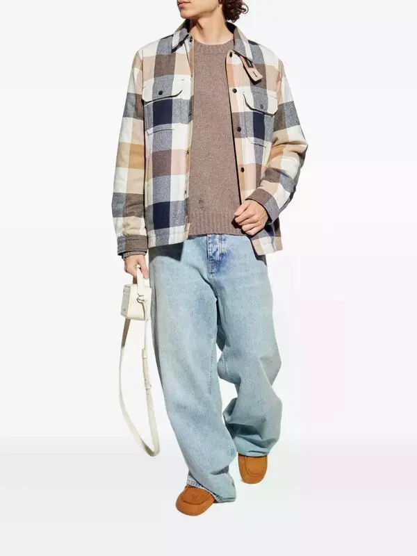 Woolrich Checked Shirt Jacket - Neutrals