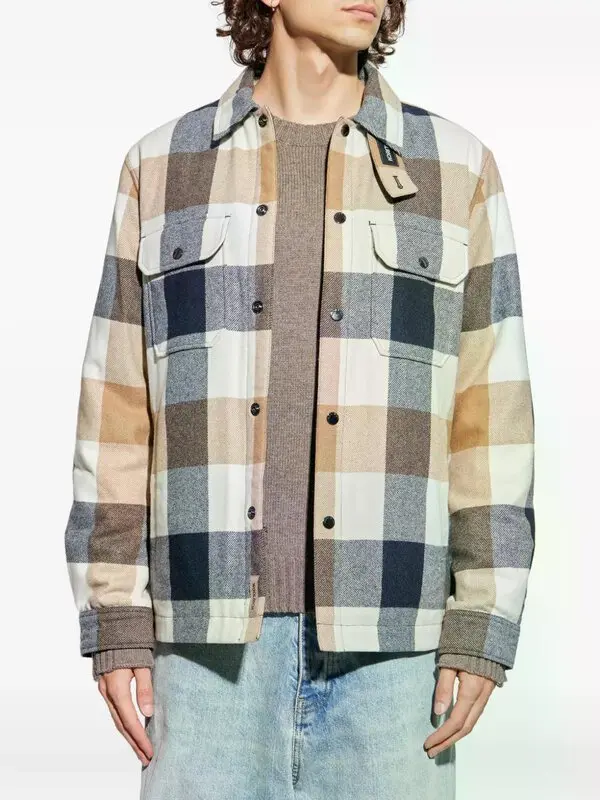 Woolrich Checked Shirt Jacket - Neutrals