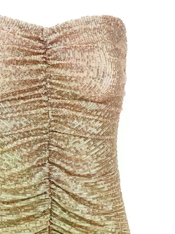 Norma Kamali Sequin-embellished Strapless Dress