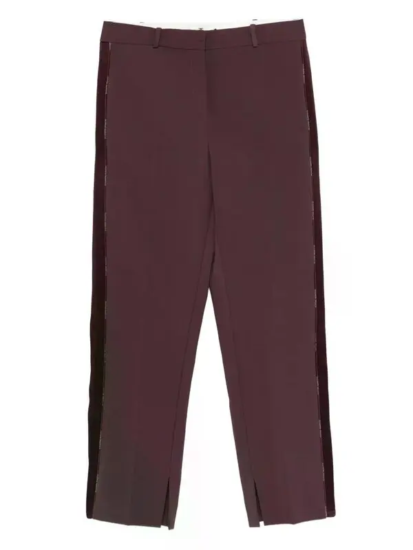Elisabetta Franchi Side-stripe Split-hem Trousers