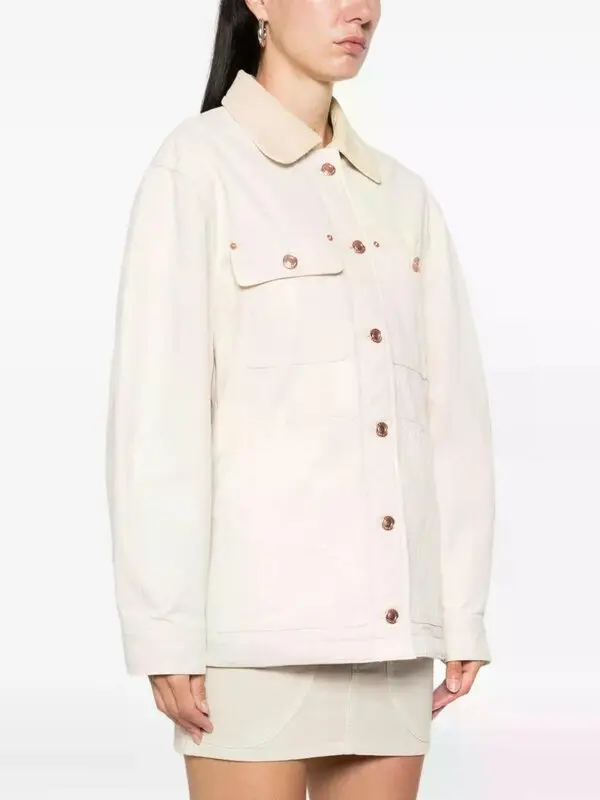 Isabel Marant Étoile Ninon Cotton Jacket - Neutrals