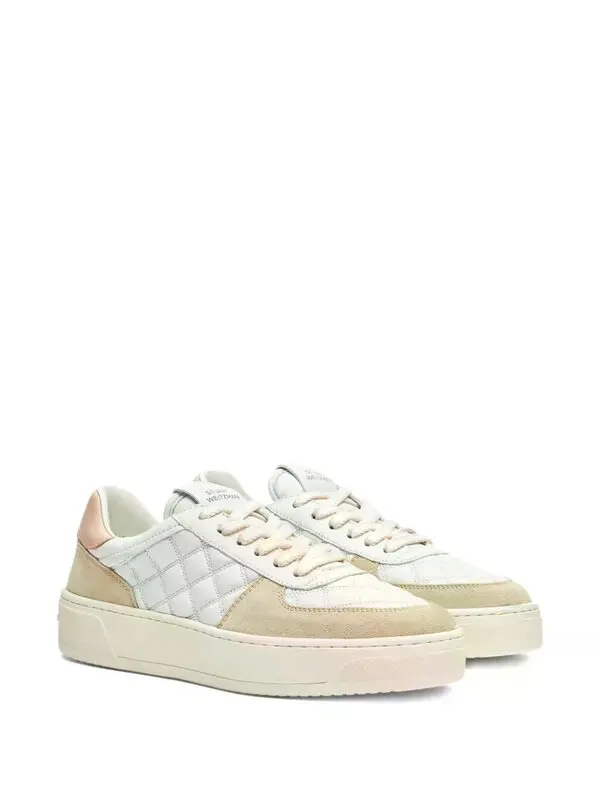 STUART WEITZMAN Quilted Platform Trainers