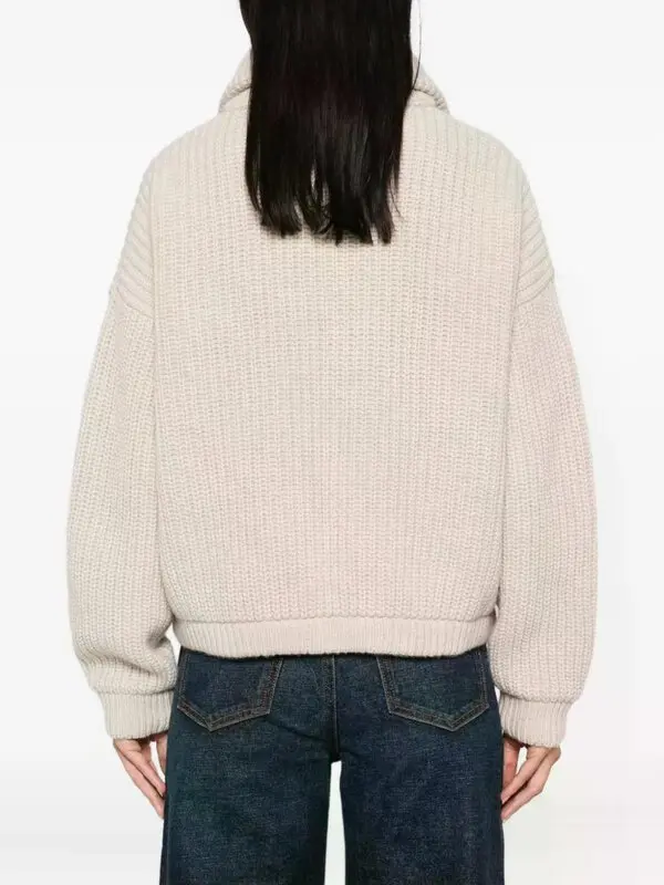 Herno High-neck Zip-up Cardigan