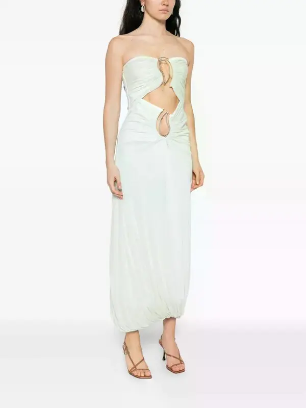 Christopher Esber Strapless Maxi Dress With Cutouts