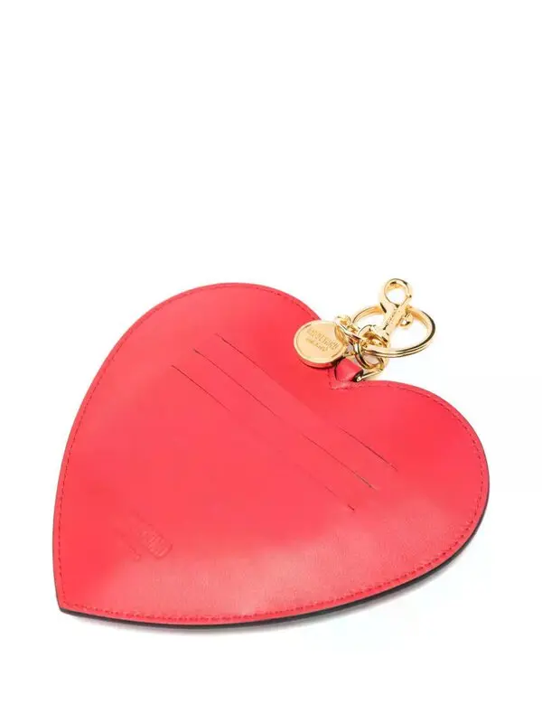 Moschino Heart Sheepskin Keyring