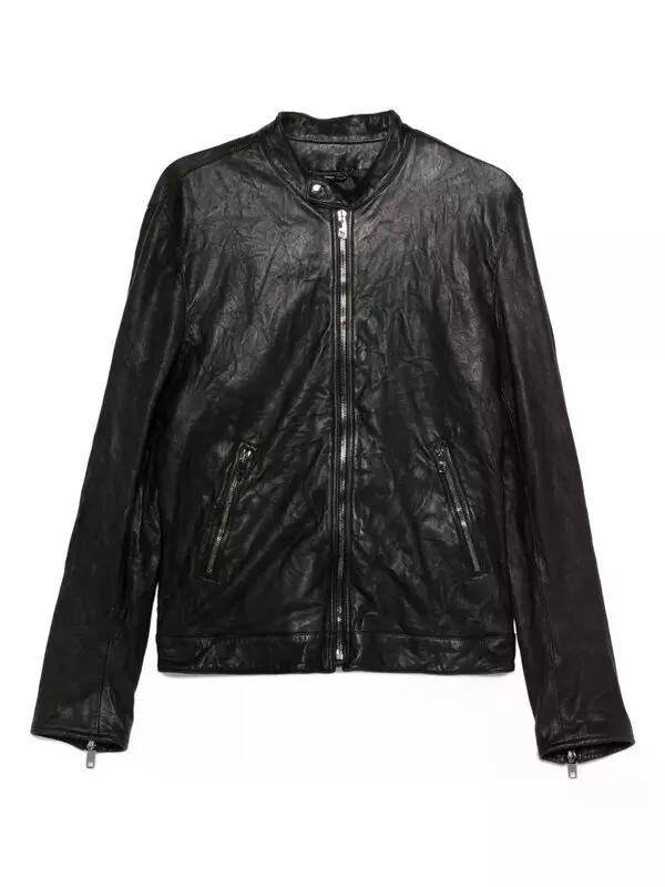 Dolce & Gabbana Zip-fastening Lambskin Leather Jacket