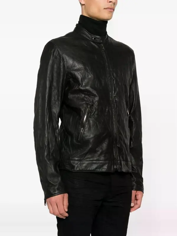 Dolce & Gabbana Zip-fastening Lambskin Leather Jacket