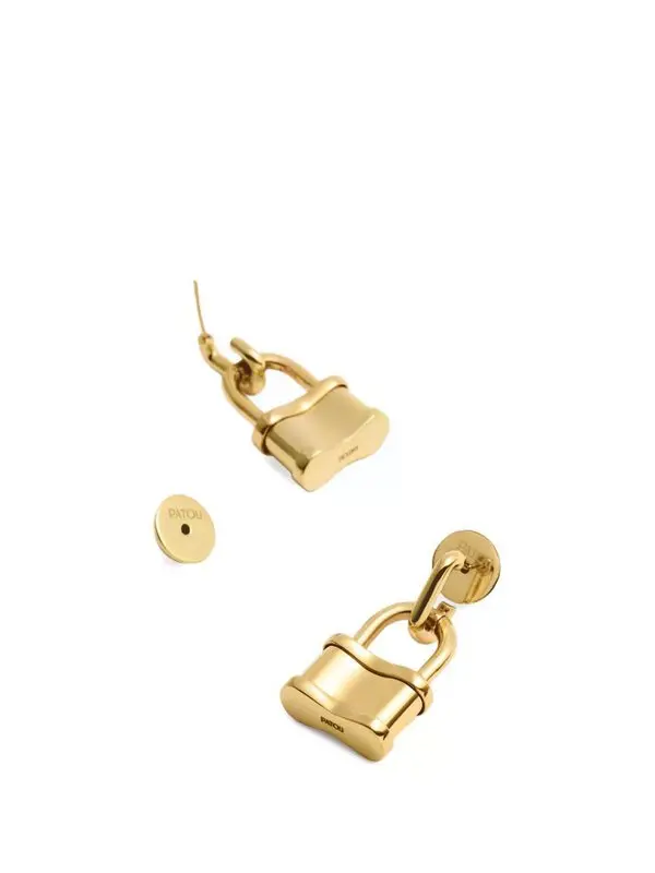 PATOU Padlock Stud Earrings