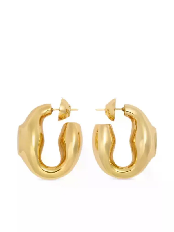 Patou Signet Earrings - Gold