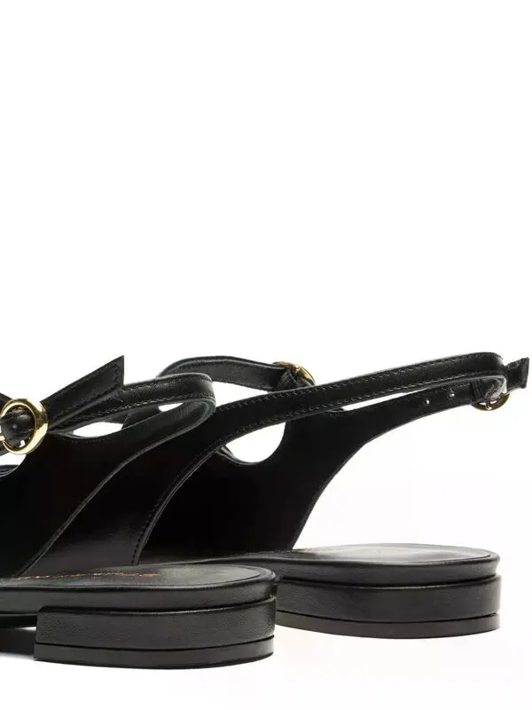 STUART WEITZMAN Slingback Buckle Flats
