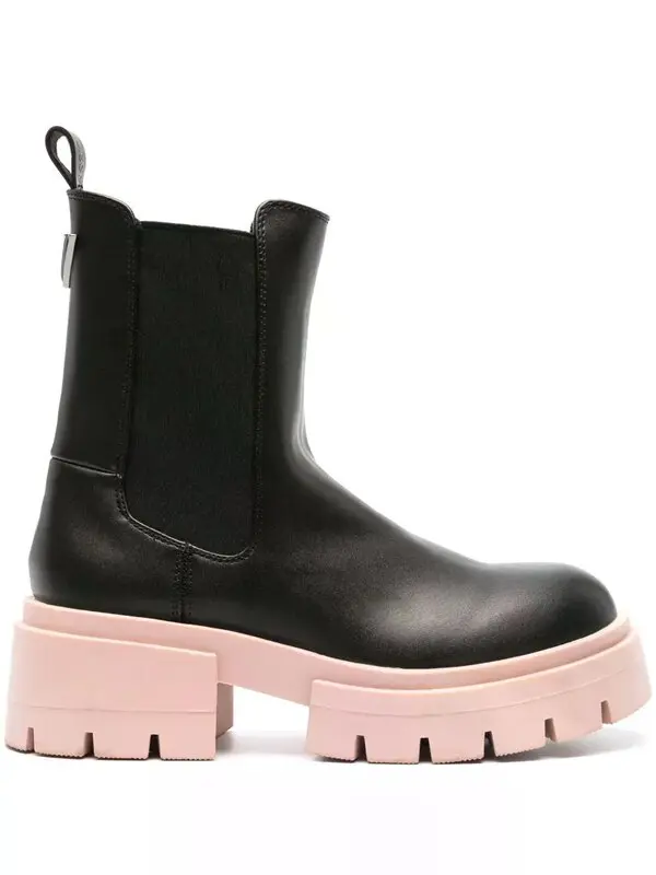 Guess Charlotte Chunky Leather Boots