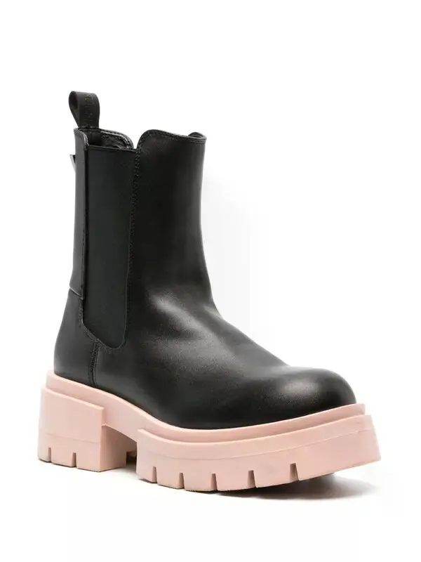 Guess Charlotte Chunky Leather Boots