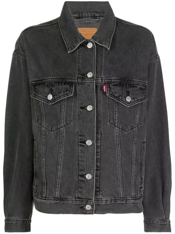 LEVI'S Buttoned-up Denim Jacket - Grey