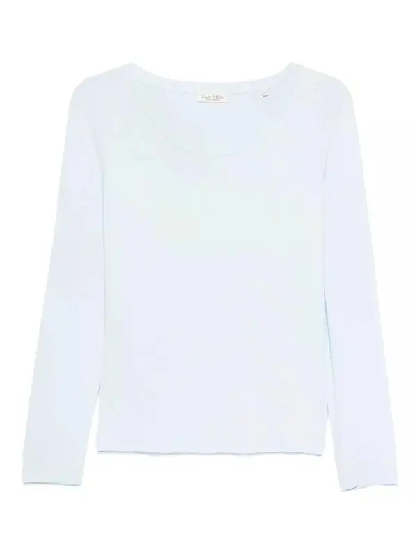 Marc O'polo Long-sleeve Round-neck Top - Blue
