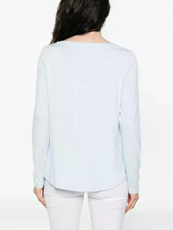 Marc O'polo Long-sleeve Round-neck Top - Blue