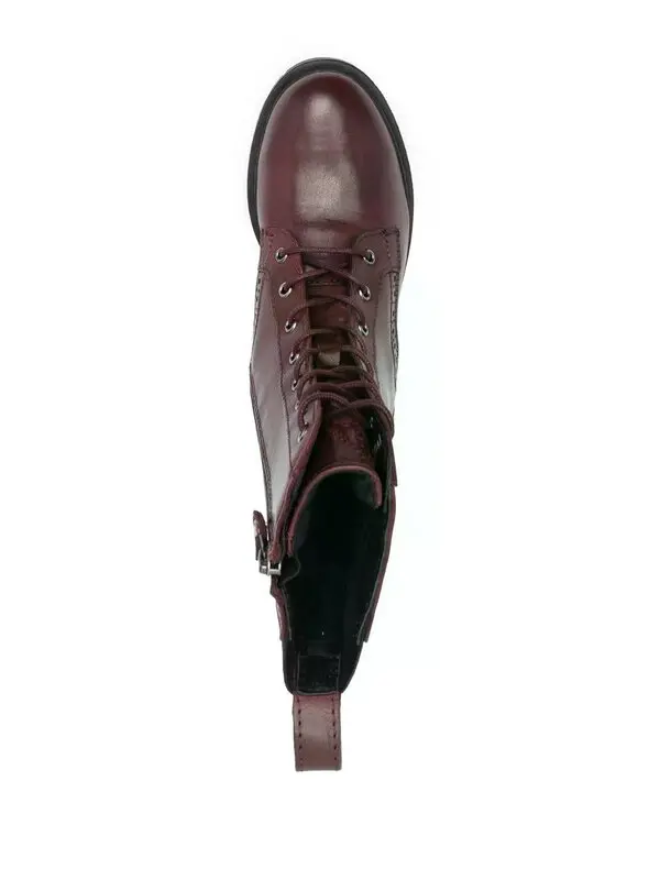 Geox Bleyze Leather Ankle Boots