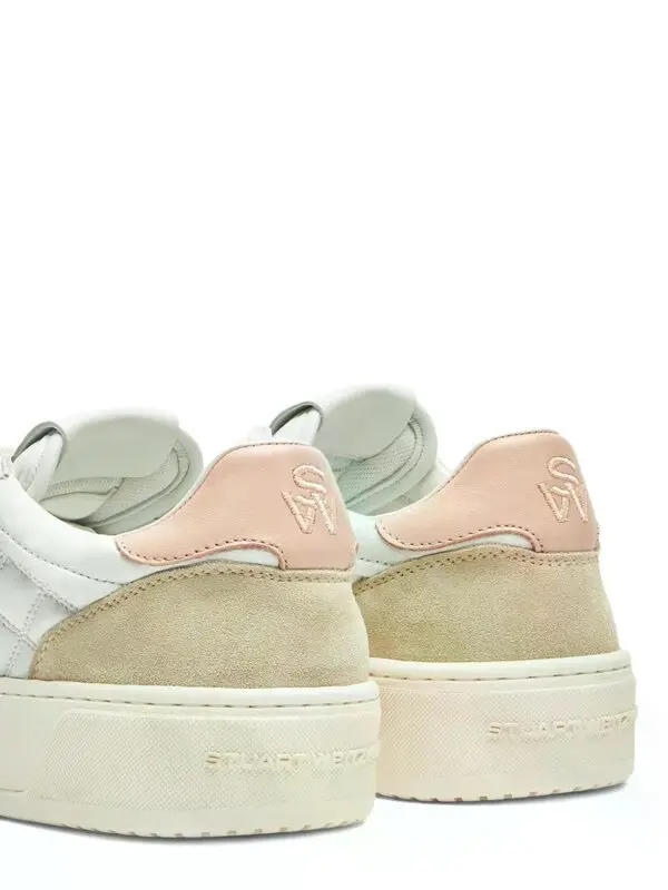 STUART WEITZMAN Quilted Platform Trainers