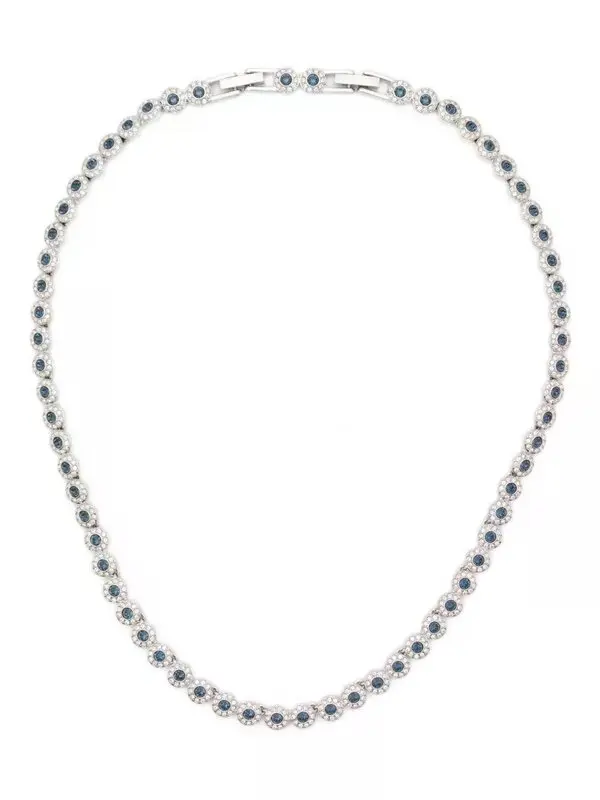SWAROVSKI Una Angelic Tennis Necklace - Blu/rhs