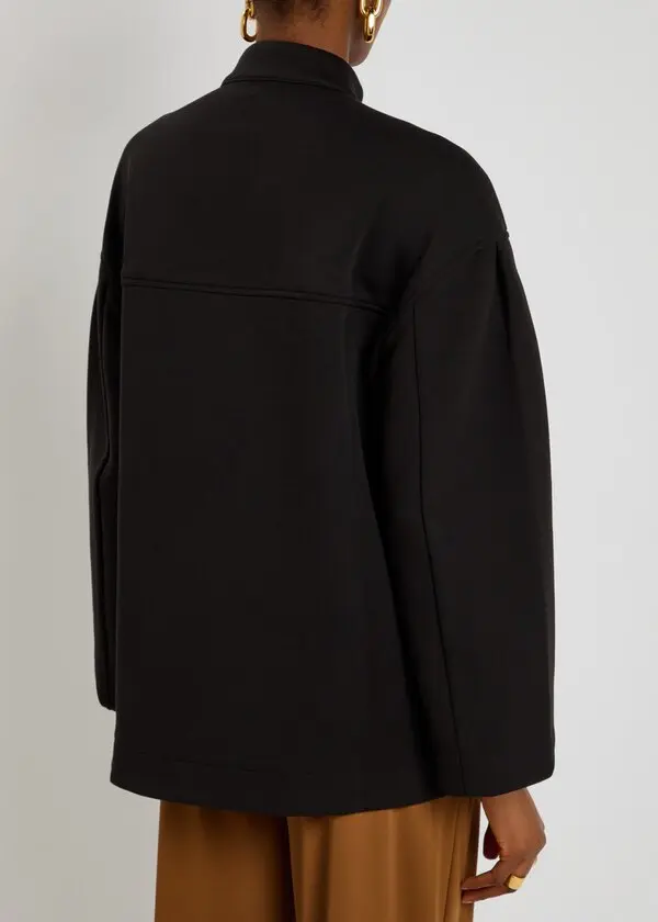 Max Mara Cadice Zip-through Cotton-blend Sweatshirt