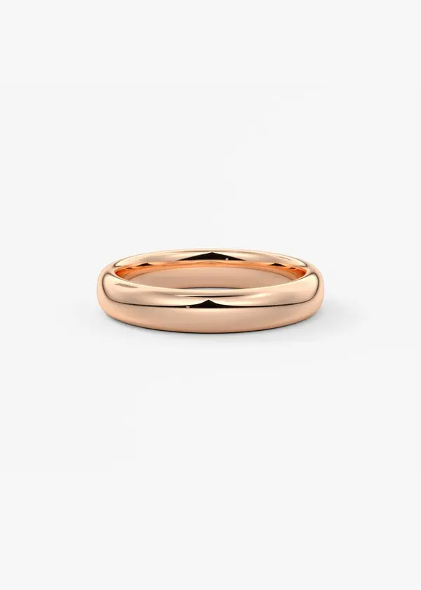 FRANK DARLING Round 3.5mm Wedding Band - Yellow Gold