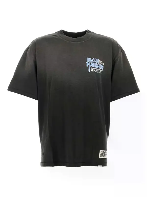 REPRESENT Iron Maiden Logo-print T-shirt