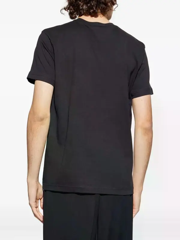Versace Logo-plaque T-shirt - Black