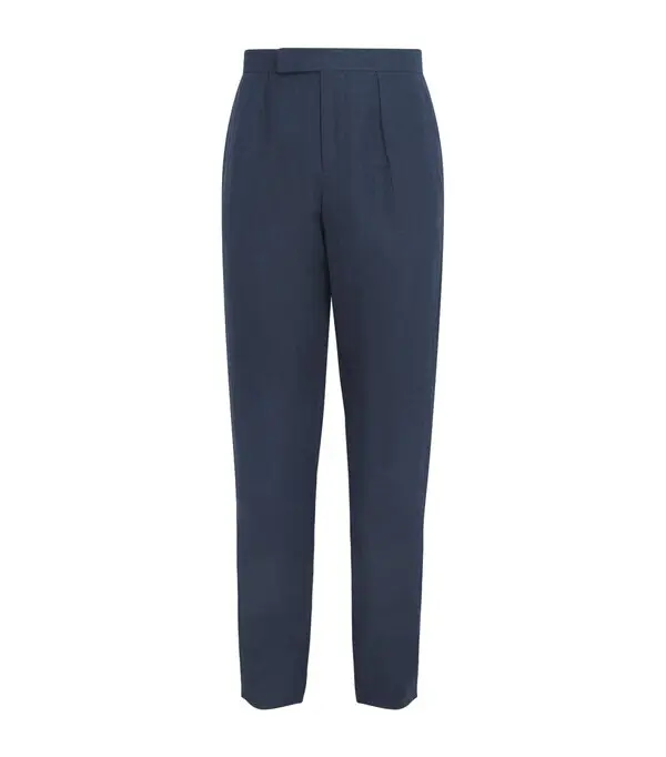 Ralph Lauren Purple Label Linen Davis Trousers