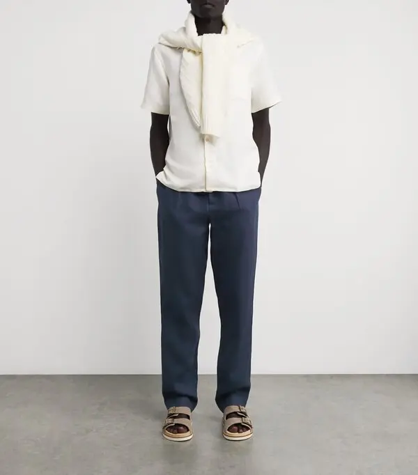 Ralph Lauren Purple Label Linen Davis Trousers