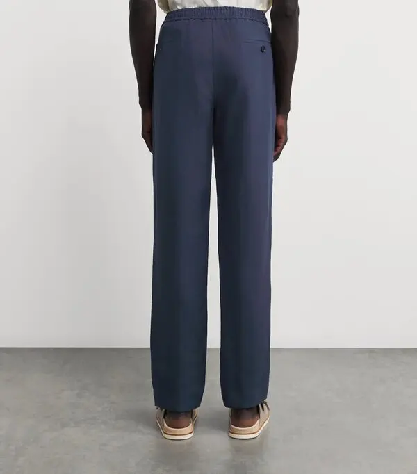 Ralph Lauren Purple Label Linen Davis Trousers