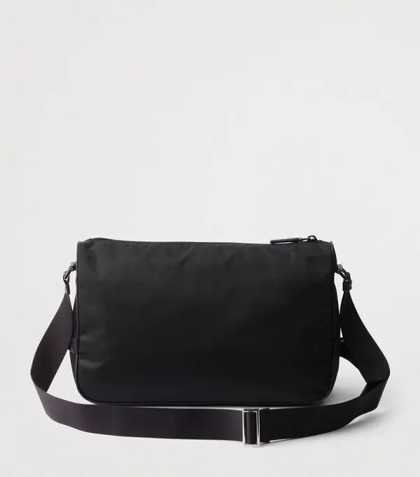 Prada Re-nylon And Leather Messenger Bag