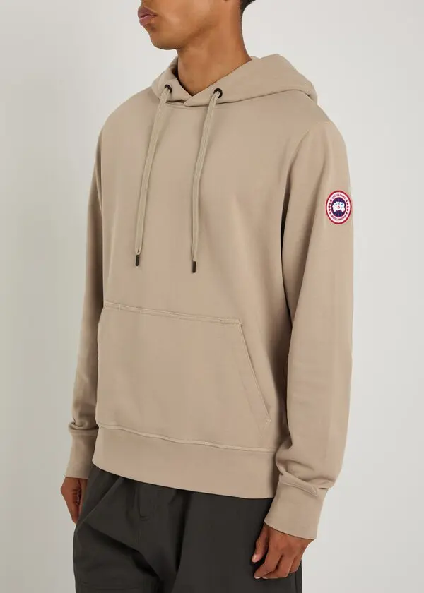 Canada Goose Huron Hooded Cotton Sweatshirt - Beige