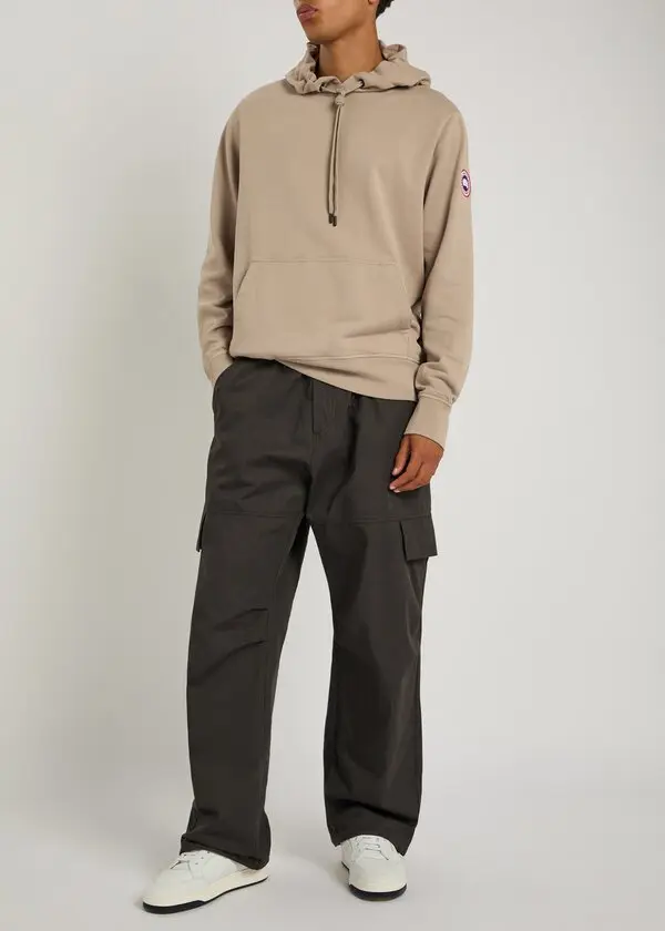 Canada Goose Huron Hooded Cotton Sweatshirt - Beige
