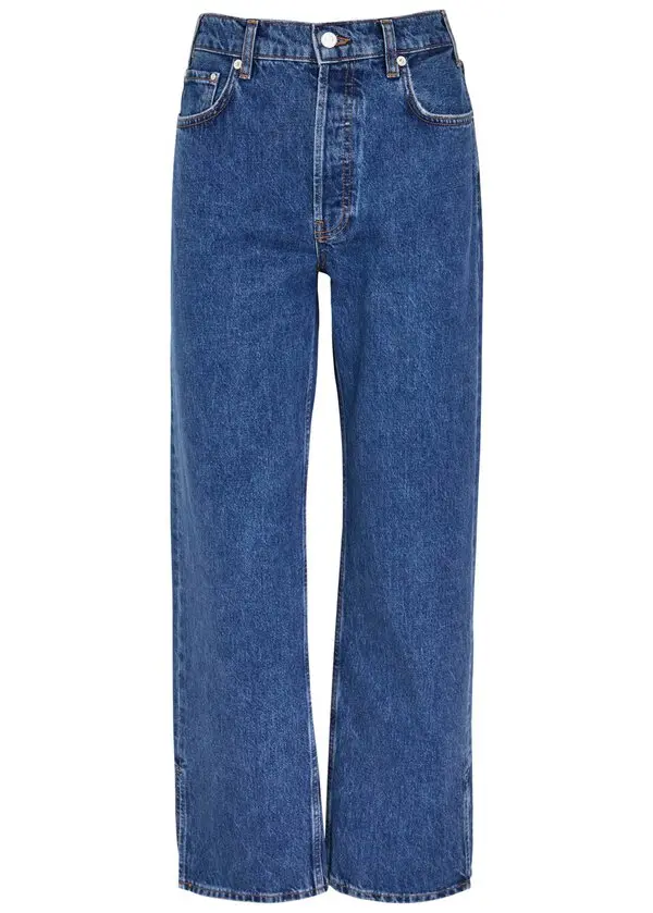 ANINE BING Roy Straight-leg Jeans - Blue
