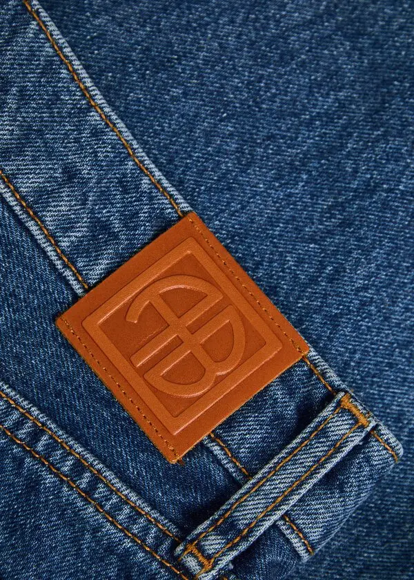 ANINE BING Roy Straight-leg Jeans - Blue