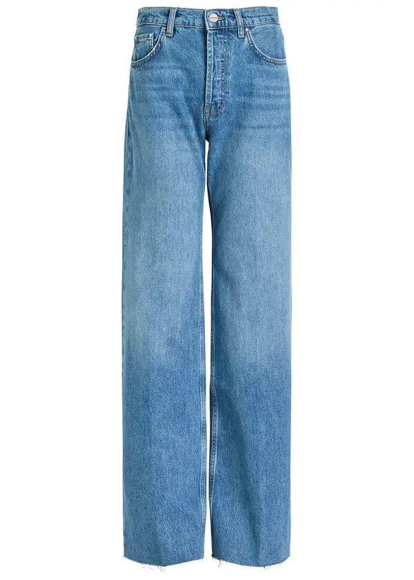 ANINE BING Hugh Wide-leg Jeans - Blue