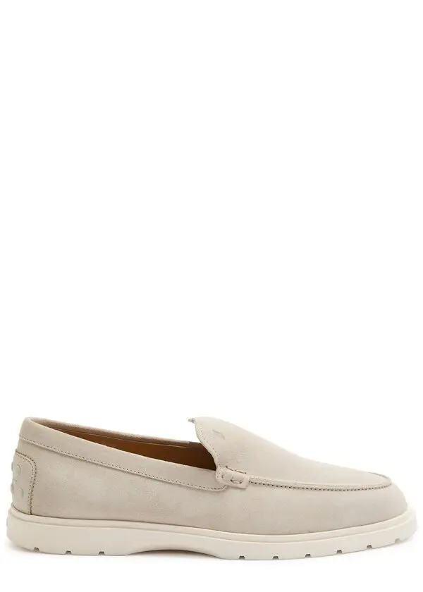 TOD'S Suede Loafers - Grey